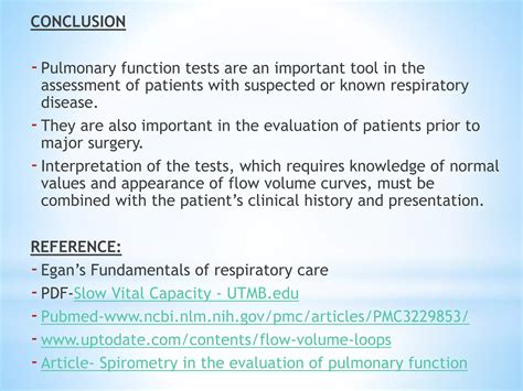 Pulmonary Function Test Ppt Pptx