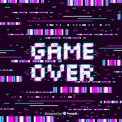 Free Vector Glitch Effect Background