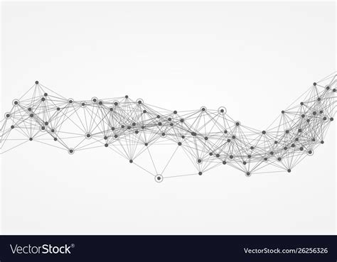 Abstract Polygon Network Royalty Free Vector Image