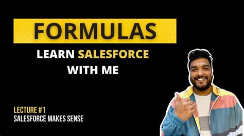 Formulas In Salesforce Create Formula Fields Learn Salesforce With Me Lecture 1 Youtube