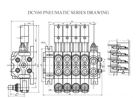 Hydraulic Sectional Directional Valve Dcv60 Series