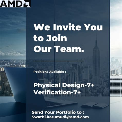 Swathi K On Linkedin At Amd We Are Looking For People Who Have The