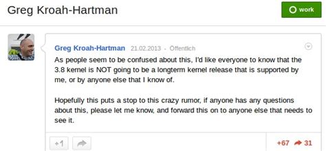 Greg Kroah Hartman Linux Kernel ist NICHT langzeitunterstützt Bitblokes Linux Spiele