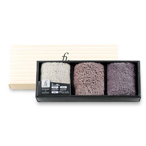 ふわりの極み ハンカチタオル3枚セットの商品詳細｜販促品・景品・ノベルティ特価市 名入れ・包装も充実