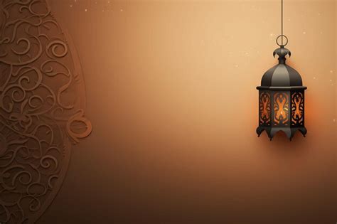 Premium Photo Brown Islamic Background