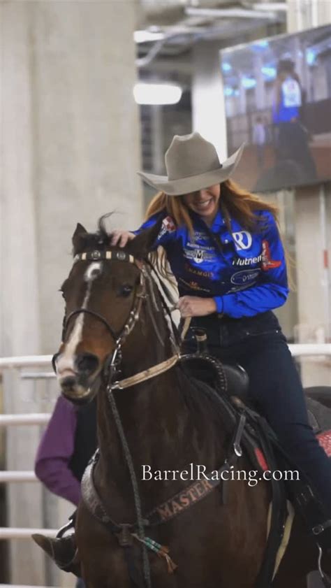 Emily Beisel When The Barrel Racing Is This Tough Youd Better Bring