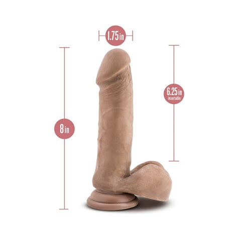 Au Naturel 8 Inch Sensa Feel Dildo Latin