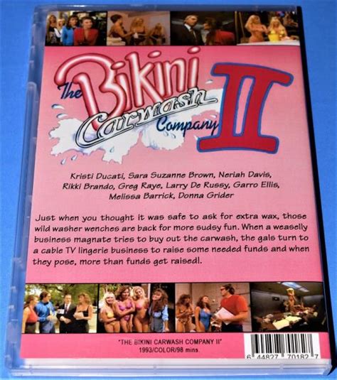 Kristi Ducati Rikki Brando Bikini Carwash Company Ii 2 Comedy Movie Dvd R 1993 644827701827 Ebay