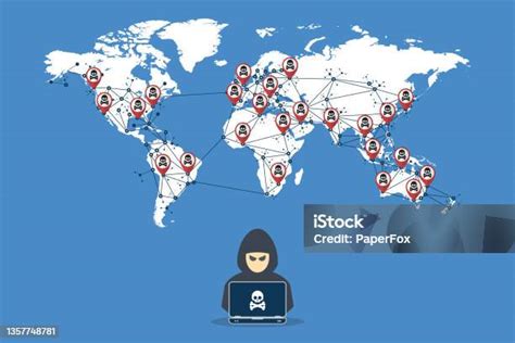 기밀 데이터를 훔치는 노트북 컴퓨터와 해커 해킹 개념 벡터 일러스트레이션 개성 개념에 대한 스톡 벡터 아트 및 기타 이미지 개성 개념 금융 금지됨 Istock