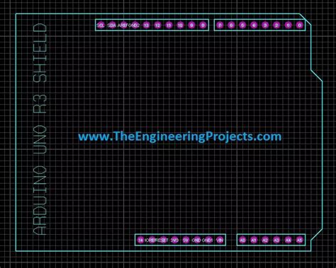 Arduino Uno Shield Pcb Proteus Circuit Boards Arduino Uno Pcb Layout
