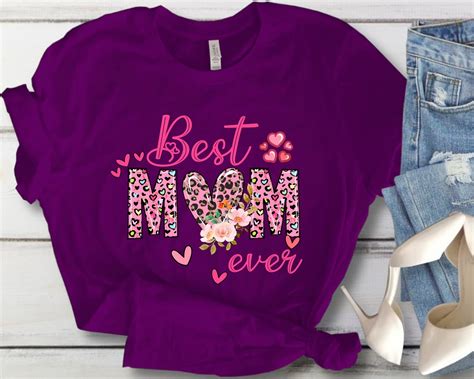 Best Mom Ever Pngbest Mom Pngfloral Mom Pngmothers Day Etsy