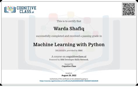 Ibm Ml0101en Certificate Cognitive Class Ibm Ml0101en Certificate Cognitive Class