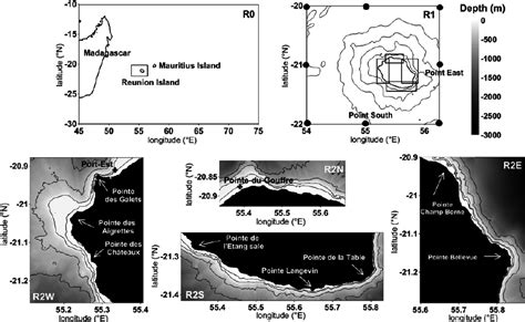 Nested Grids Used For The Modelling Of Waves With Swan Download