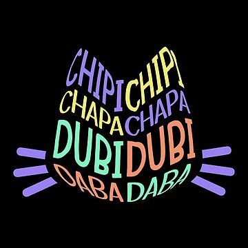 Chipi Chipi Chapa Chapa Cat Meme Sticker For Sale By BoundlessWorks Redbubble