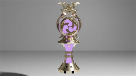 Electro Gnosis Genshin Impact Gnosis Of Baal 3d Print Ready 3d