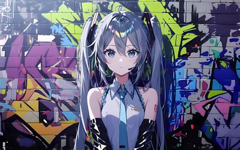 初音未来涂鸦墙3200x2000分辨率高清壁纸图片编号340770 壁纸网 初音未来涂鸦墙3200x2000分辨率高清壁纸图片编号340770 壁纸网