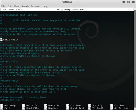 How To Configure Proxychains In Kalilinux Via Terminal Cristian Thous Ciberseguridad Al