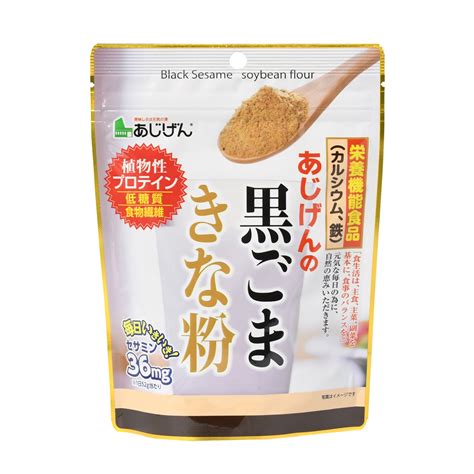 味源 あじげんの黒ごまきな粉 150g かぜとゆきオンラインショップ