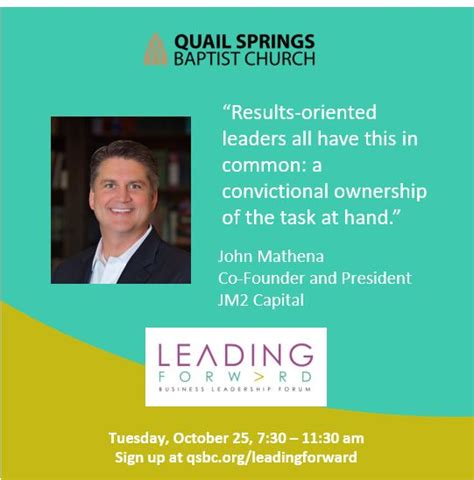 John Mathena Posted On Linkedin