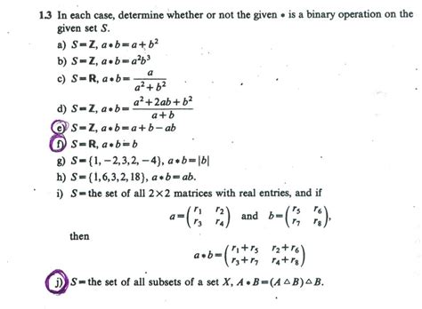 Solved 1 3 In Each Case Determine Whether Or Not The Given Chegg