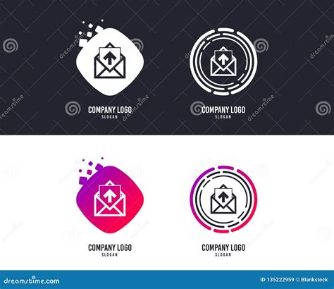 Mail Icon Envelope Symbol Outbox Message Sign Vector Stock Vector Illustration Of Company