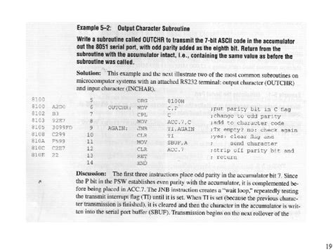 The 8051 Microcontroller Chapter 5 Serial Port Operation
