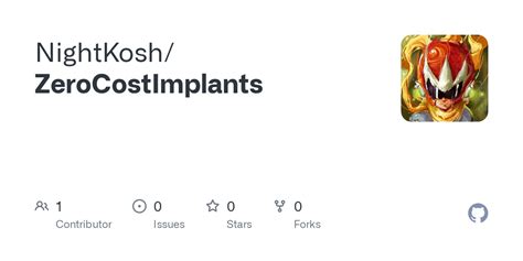 GitHub NightKosh ZeroCostImplants