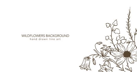 트렌디한 꽃 야생화 나뭇잎 라인 아트 그림 야생화의 식물 라인 아트 컬렉션 손으로 그린 라인 아트 그래픽 고급 파인 라인 플로럴 아트 우아한 결혼식 초대장에 딱 맞습니다 0