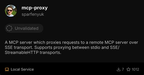 Mcp Proxy Mcp Servers · Lobehub