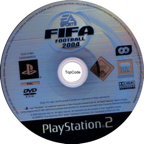 Fifa 2004 Cover