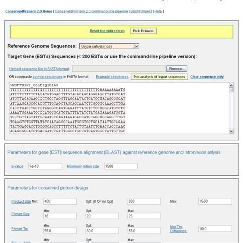 Schematic Presentation Of The Intron Flanking Primer Design Pipeline Download Scientific