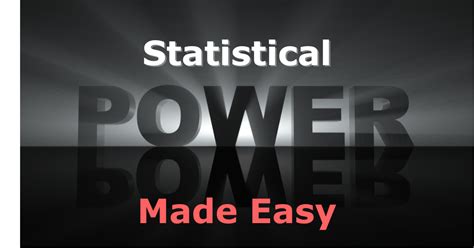 Statistical Power Made Easy F1 Analytics