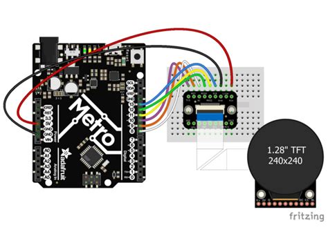 Arduino Adafruit 128 240x240 Round Tft Lcd Adafruit Learning System