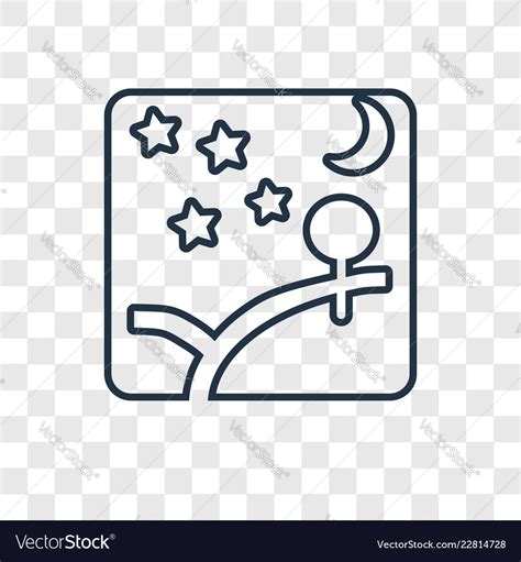 Picture Concept Linear Icon Isolated Royalty Free Vector