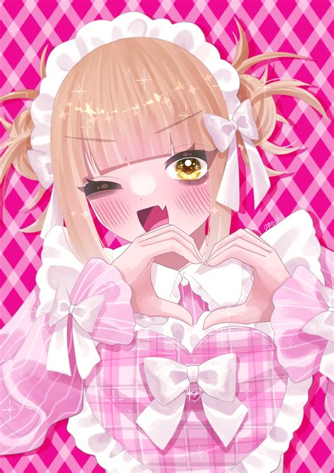 Amecho Wa Toga Himiko Boku No Hero Academia Highres 1girl Blonde