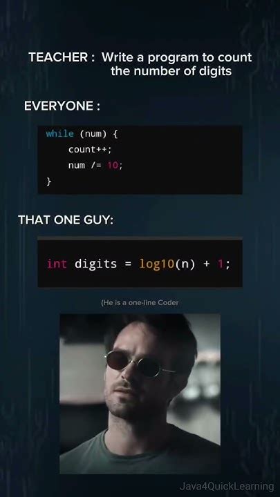 Program To Count The Number Of Digits Java Program Coding Programming Java4quicklearning