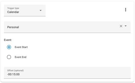 Calendar Home Assistant