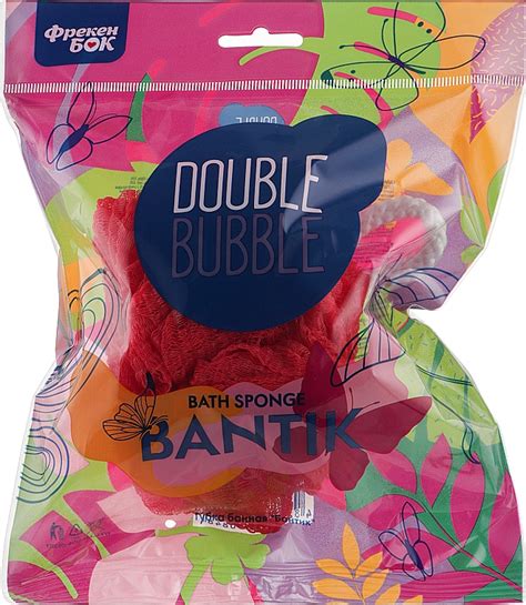 Губка банная Бантик красная Фрекен Бок купить по лучшей цене в Украине Makeup Ua