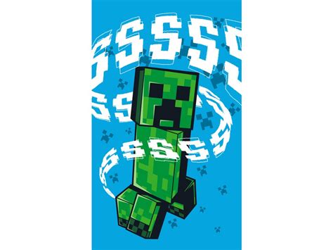 Dětský Ručník Minecraft Creeper Explode 30x50 Cm Aaryans Cz