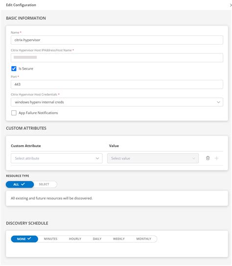 Working With Citrix Hypervisor Opsramp Documentation