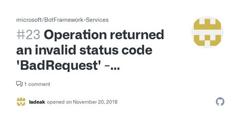 Operation Returned An Invalid Status Code Badrequest Sometimes On Facebook · Issue 23