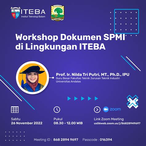 Workshop Dokumen Spmi Di Lingkungan Iteba Lembaga Penjaminan Mutu