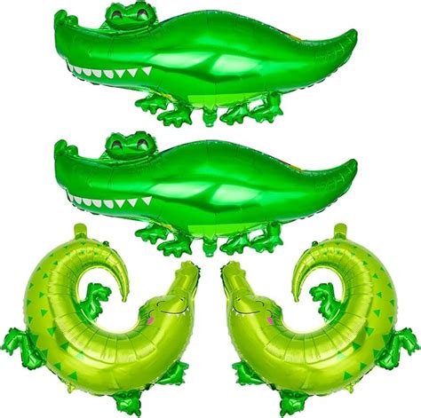 Lillbjornen Alligator Shaped Mylar Balloon Crocodile Foil