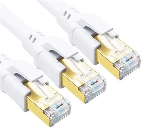 Amazon Com Yauhody CAT 8 Ethernet Cable 6ft 5 Pack Ultra High Speed 40Gbps 2000MHz SFTP