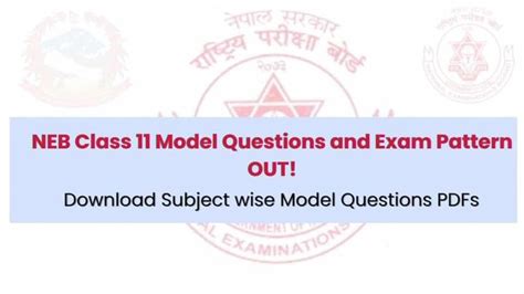 Neb Class 11 Model Question 2080 81 Exam Pattern And Solutions