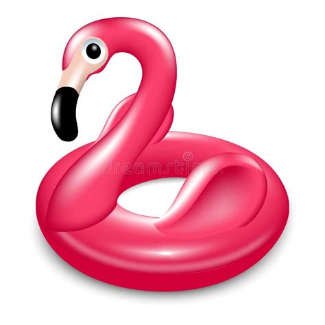 Rubber Flamingo Pool Water Stock Illustrations 1073 Rubber Flamingo