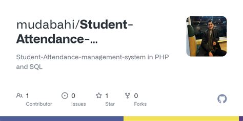Github Mudabahistudent Attendance Management System Php Student