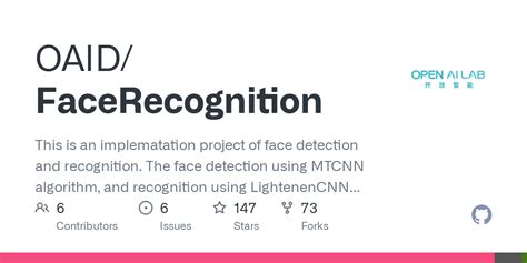 Github Oaid Facerecognition This Is An Implematation Project Of Face