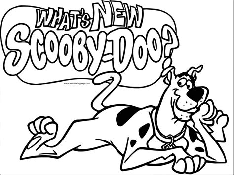 Whats New Scooby Doo Coloring Page