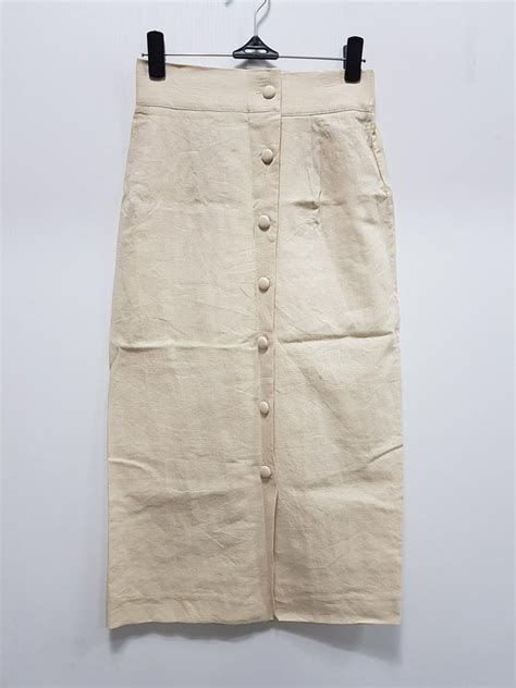 사선 단추 롱치마 여55 334174 세컨웨어헬로마켓